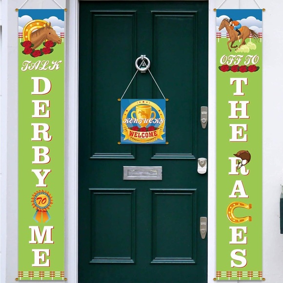 Kentucky Derby banner | Party Supplies | Kentucky Horse Derby Banner ...